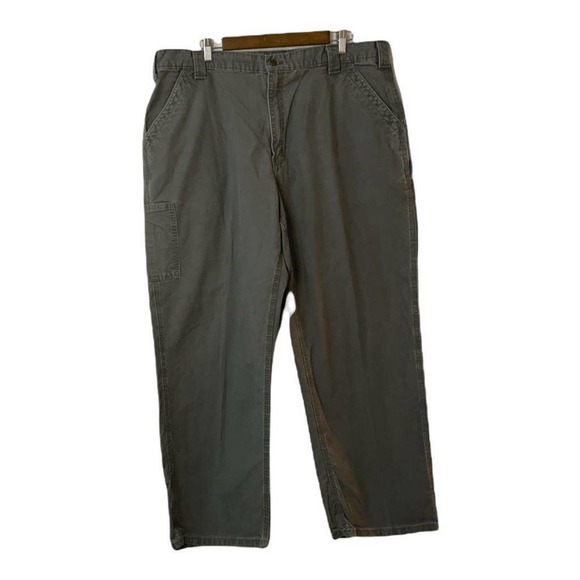 Carhartt | Pants | Carhartt 42x3 Mens Gray Cotton Dungaree Fit Hammer ...